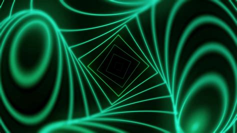 Green Squares Echo Dimensions Effect Loop — Free Stock Footage Archive