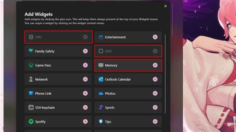 How To Set Up Widgets In Windows 11 To Monitor CPU GPU RAM And More