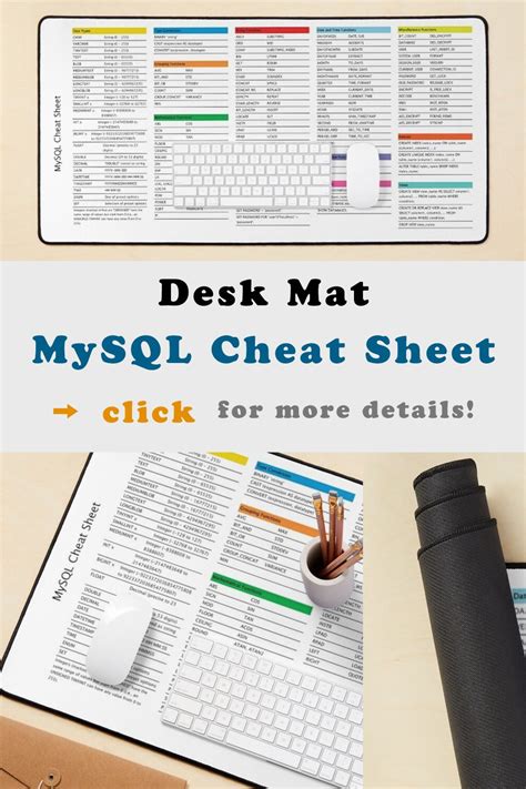 Mysql Cheat Sheet Essential Guide For Database Developers