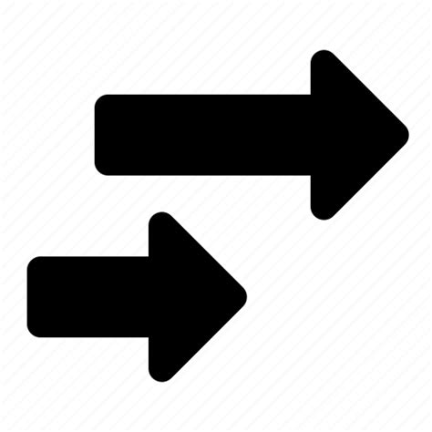 Arrow Direction Navigation Pointer Right Location Map Icon