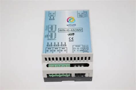 4 port analog output voltage with modbus rtu rs485 at rs 4500 analog output card in vadodara