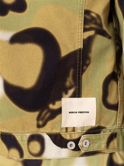 Camouflage Print Denim Jacket Heron Preston® Official Site