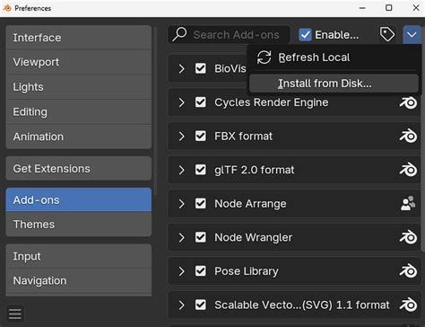 Missing Manifest Error When Installed Addon Blender42 Python