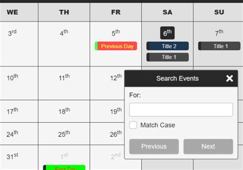 Best Free Calendars In Pure Javascript Css Script