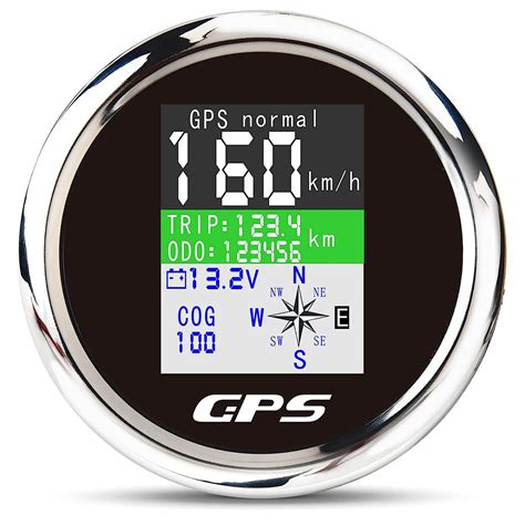Geloo 85mm Gps Speedometer Gauge Waterproof Boat Gps Speedometers