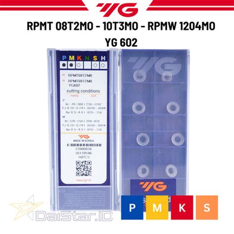 Jual Insert Rpmt 08 T2mo 10 T3mo Rpmw 1204 Mo Yg 602 Milling Yg 1 Kab Bekasi Daistar