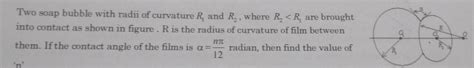 [answered] Two Soap Bubble With Radii Of Curvature R And R Where R R Kunduz