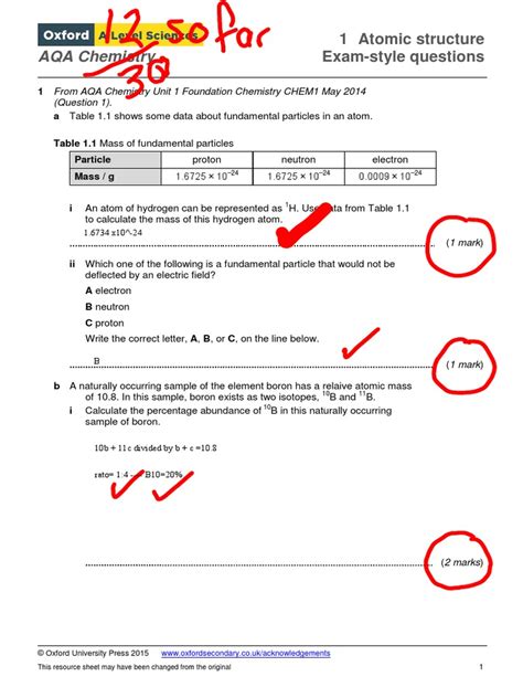 Atomic Structure Pdf Atoms Isotope