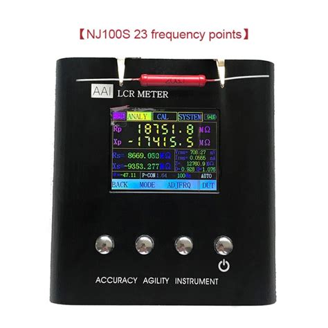 Lcr Meter Lcr Component Tester W 24 Tft Color Screen Nj100s 23