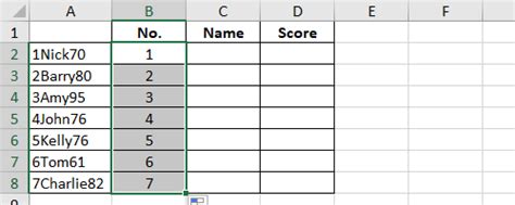 How To Split Data Into Different Columns Using Flash Fill In Excel My