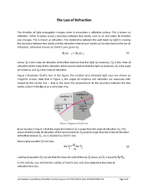 Law Of Refraction Example At Brock Clemes Blog