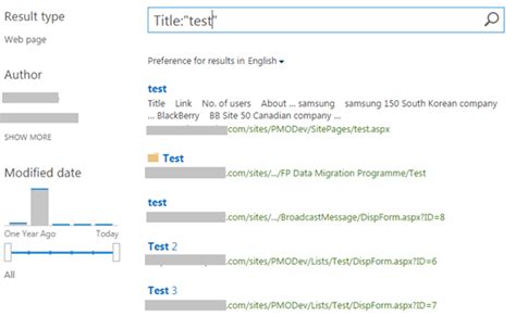 Keyword Query Language Kql In Sharepoint 2013 Search Sharepoint Pals