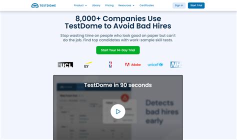 Best Testdome Alternative Testlify
