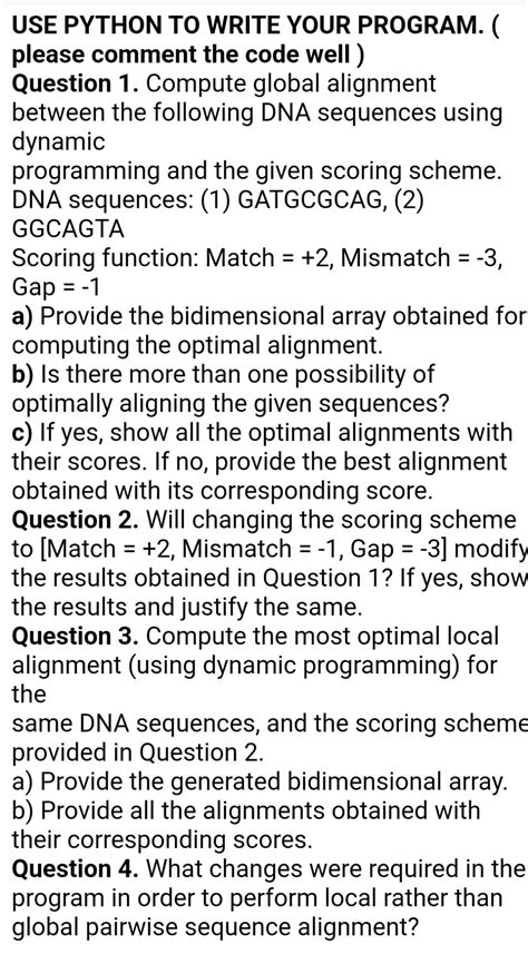 Solved Use Python To Write Your Program Please Comment