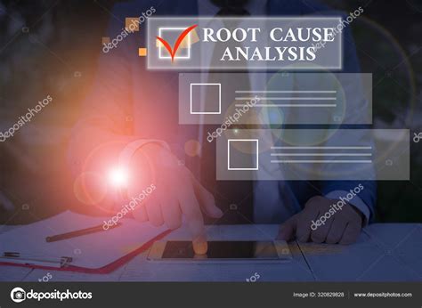 Conceptual Hand Writing Showing Root Cause Analysis Business Photo