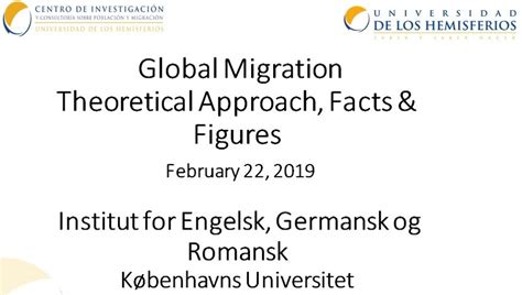 Pdf Global Migration Theoretical Approach Facts And Figures 22