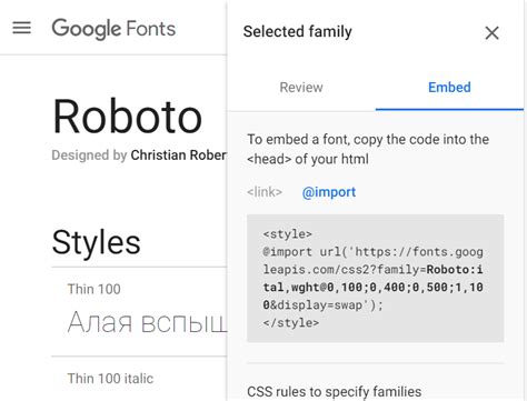 Font Family Css Google Fonts