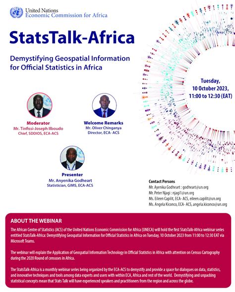 Statstalk Africa Demystifying Geospatial Information For Official Statistics In Africa Events