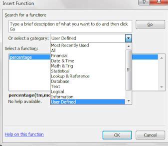 User Define Function UDF In Excel
