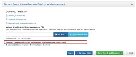 New EV Charging Point Installation Certificates And Checklists EDIS
