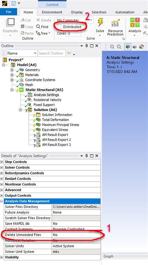 How Do You Ask For Full File When Running Ansys Mechanical PADT