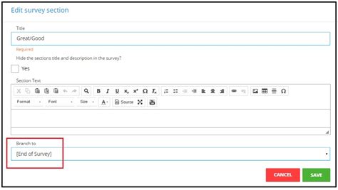 SOLE Documentation Creating Branching Logic