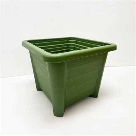 정사각형 플라스틱 화분 하우숩