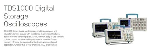 Original Tbs1000b Edu Series Tektronix Digital Storage Oscilloscope