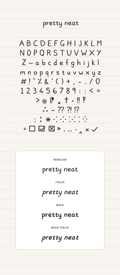 Pretty Neat Font Free Download And Preview Deefont