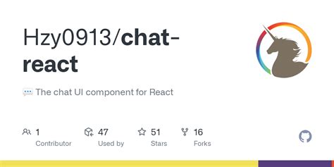 GitHub Hzy0913 Chat React The Chat UI Component For React