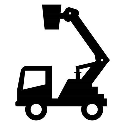 50 Cherry Picker Truck Icon Ilustração De Stock Gráficos Vetoriais E