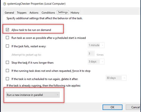 Powershell Task Scheduler Did Not Launch Task Abc Because Instance