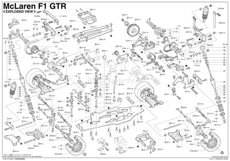 Kyosho Pureten Ep Spider Tf 3 • Exploded View • Rcscrapyard Radio