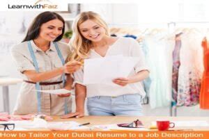 How To Tailor Your Dubai Resume To A Job Description