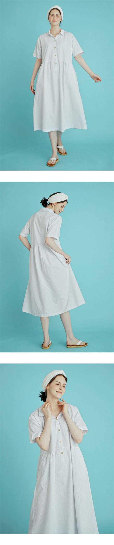 풀오버 원피스 4부 스트라이프 아이 232204tiv 감도 깊은 취향 셀렉트샵 29cm