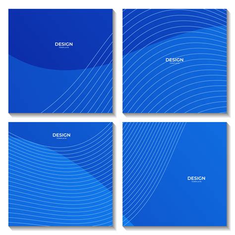 Set Of Abstract Blue Wave Gradient Background 24089933 Vector Art At Vecteezy