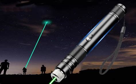 High Power Rechargeable Green Laser Pointer For Camping Hiking M Range USB Charger