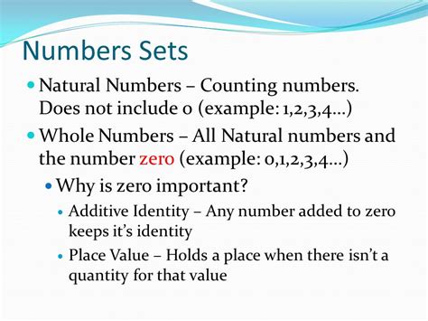 Natural Numbers Examples
