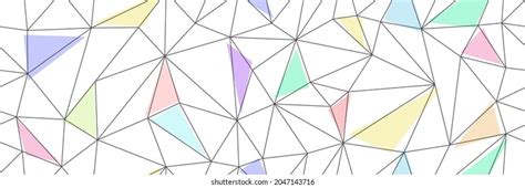 Seamless Vector Linear Pattern Forms Triangles Stock Vector Royalty