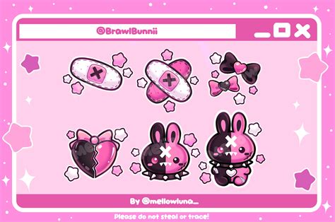 6 Sub Badgesbit Badges By Mellow Mellowluna Vgen