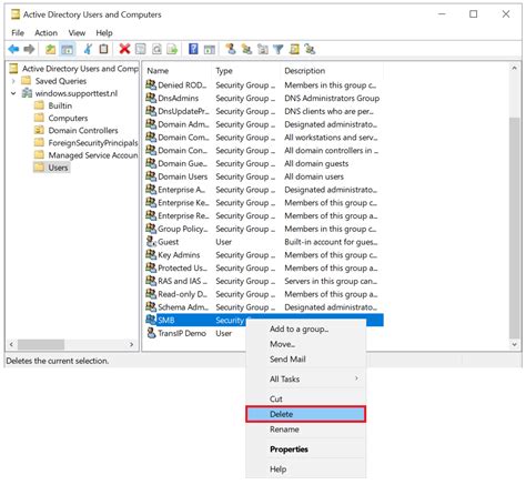 Active Directory User And Group Management Transip