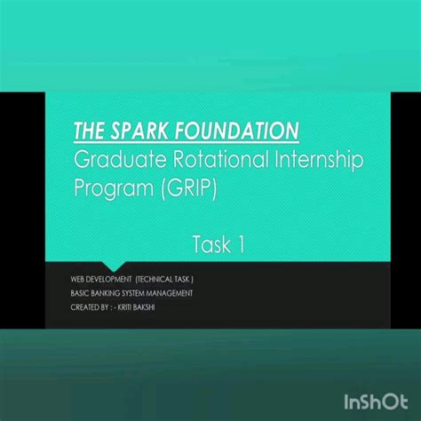 Kriti Bakshi On Linkedin Task1 Task1 Thesparksfoundation Gripjan23 Webdevelopment Intern2023