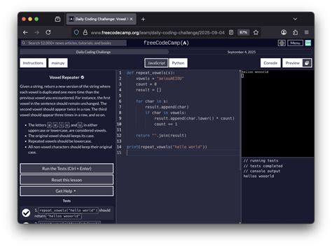 Introducing Freecodecamp Daily Python And Javascript Challenges Solve