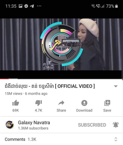 គិតត្រឹមត្រីមាសទី៣ ឆ្នាំ២០២០នេះបទចម្រៀងរបស់ តន់ ច័ន្ទសីមា មានអ្នកចូលទស្សនាជិត ៣២៤ លានដង