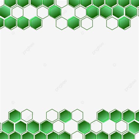 녹색 기하학적 육각형 테두리 프레임 추상적 인 벡터 육각형 기술 기하학적 Png 일러스트 및 벡터 에 대한 무료 다운로드