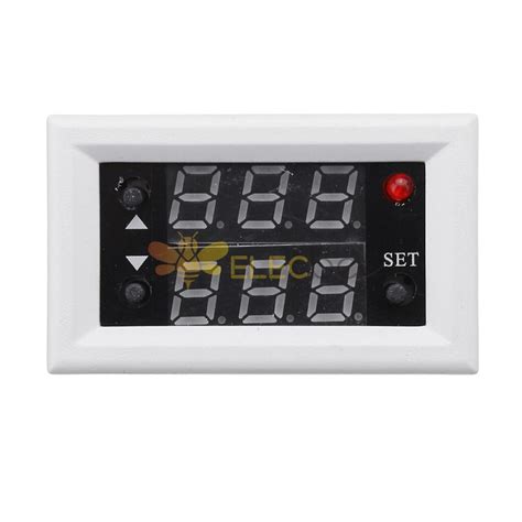 Elecbee Pcs Mini V A Digital LED Dual Display Timer Relay Module With Case Timing Delay Cycle