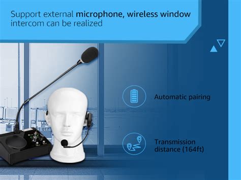 Mua Retekess Tw106 Window Intercom Loud Speaker Support External Microphone Intercom System