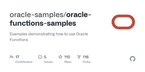 Github Oracle Samplesoracle Functions Samples Examples