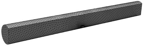 Finite Element Tetrahedral Mesh 21720 Tetrahedra The Normal Component Download Scientific