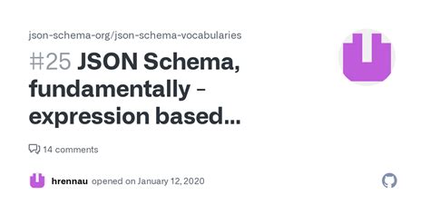 Json Schema Fundamentally Expression Based Assertions · Issue 25 · Json Schema Orgjson